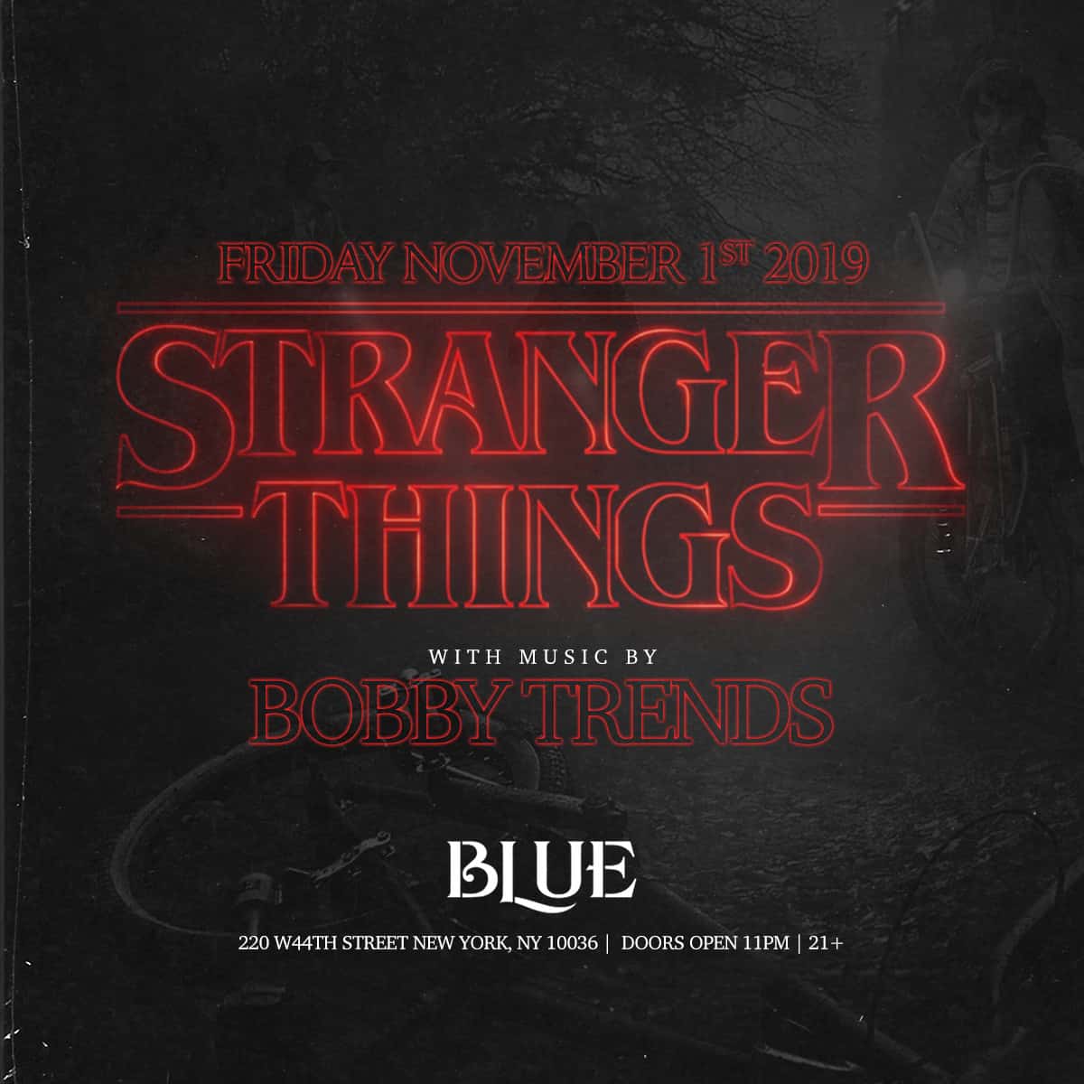 Blue Nightclub Halloween Party in 11/1 New York City w/ DJ Bobby Trends