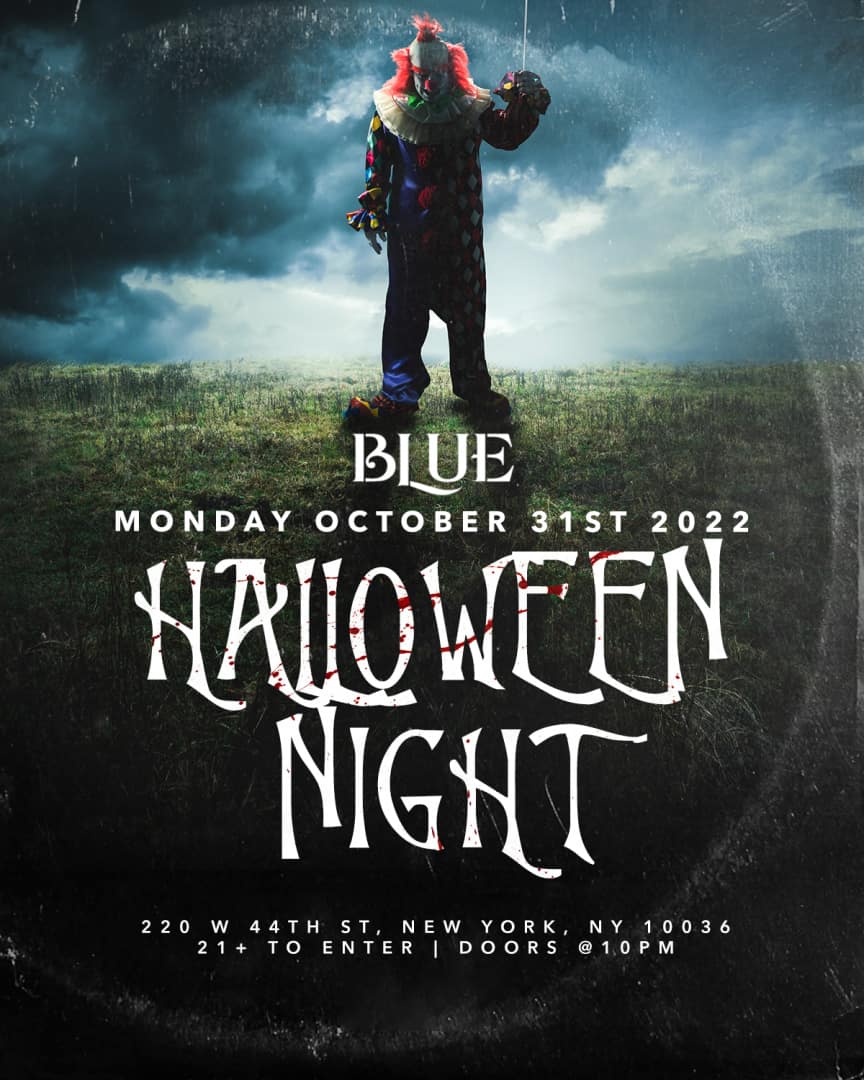 Blue Nightclub Halloween Party in Times Square New York City